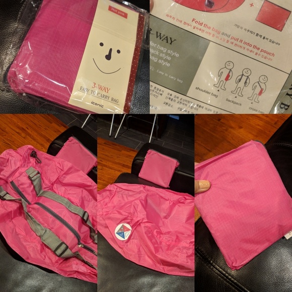 Bags | Transforming 3 Way Bags Pink | Poshmark
